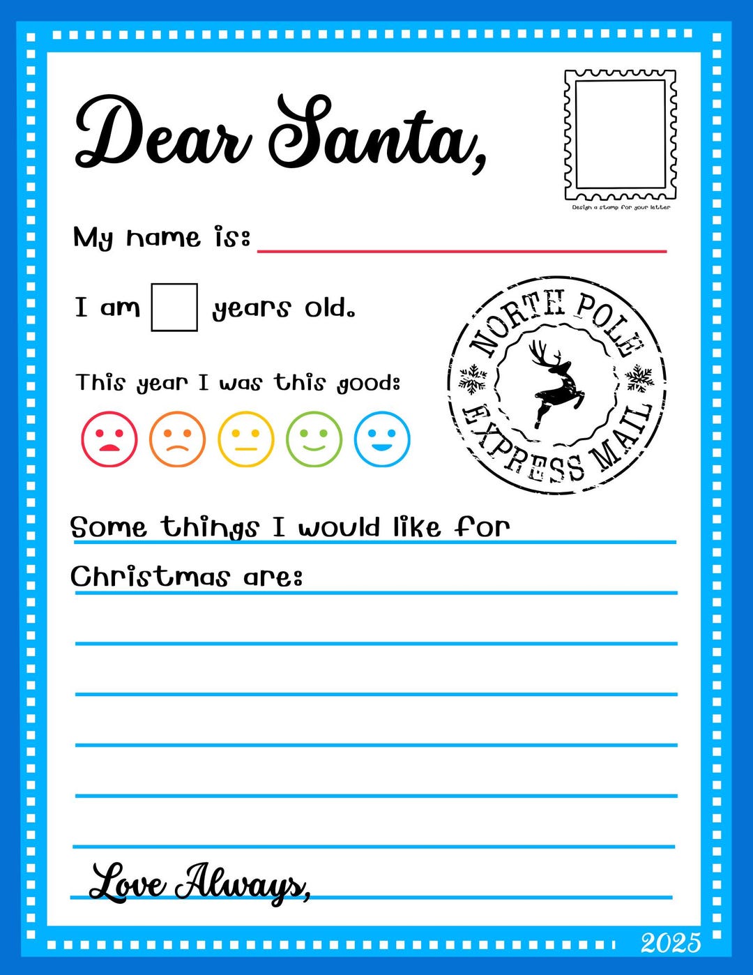 Letter to Santa Printable Christmas Games Christmas Coloring Pages ...