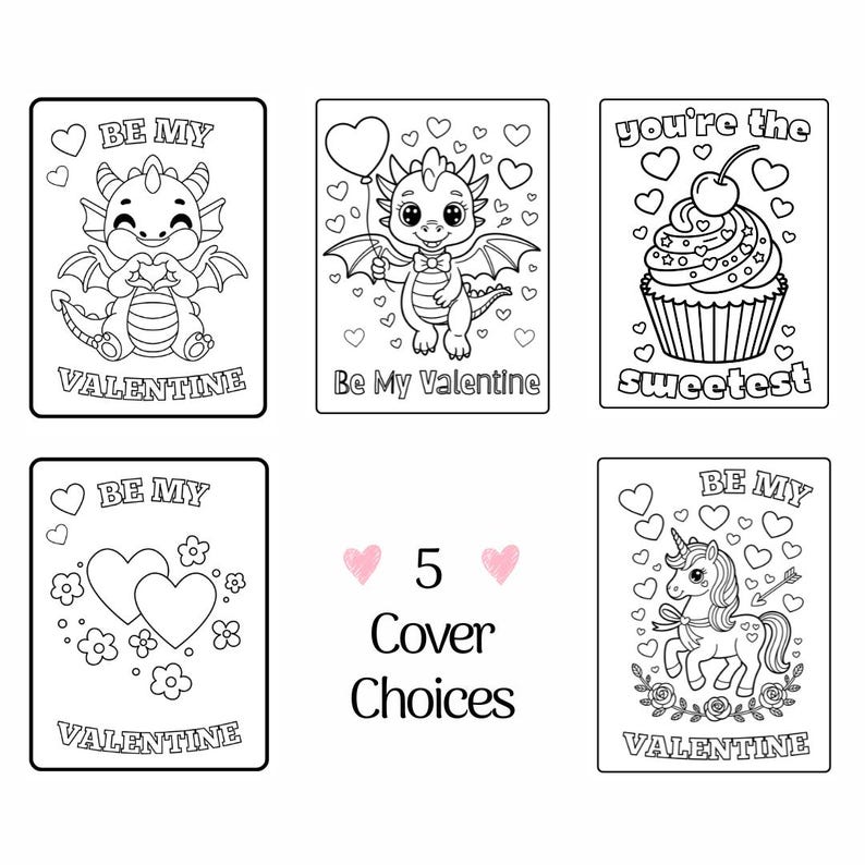 Valentine Classroom Party Bundle Valentine Activity Cards Valentine ...