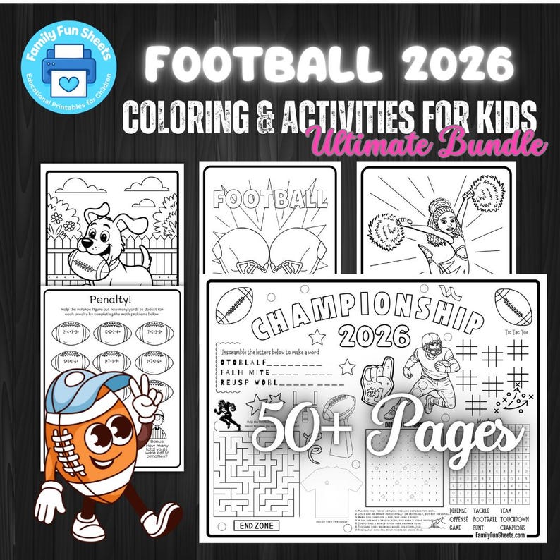 Football Coloring Pages Football Coloring Sheets Super Football Bowl ...