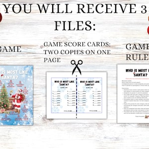 Who is Most Like Santa, Christmas Icebreaker Game, Christmas Office ...