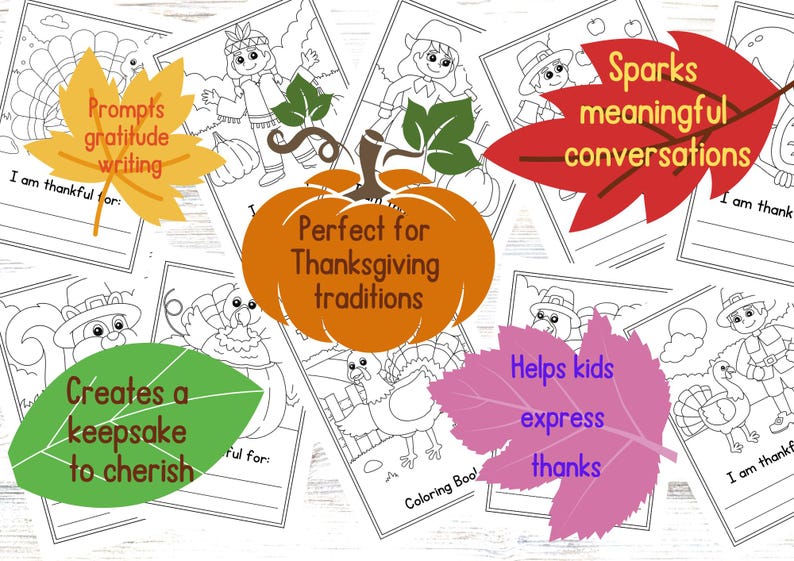 Thanksgiving Coloring Pages for Kids, Turkey, Coloring Books, Printable ...