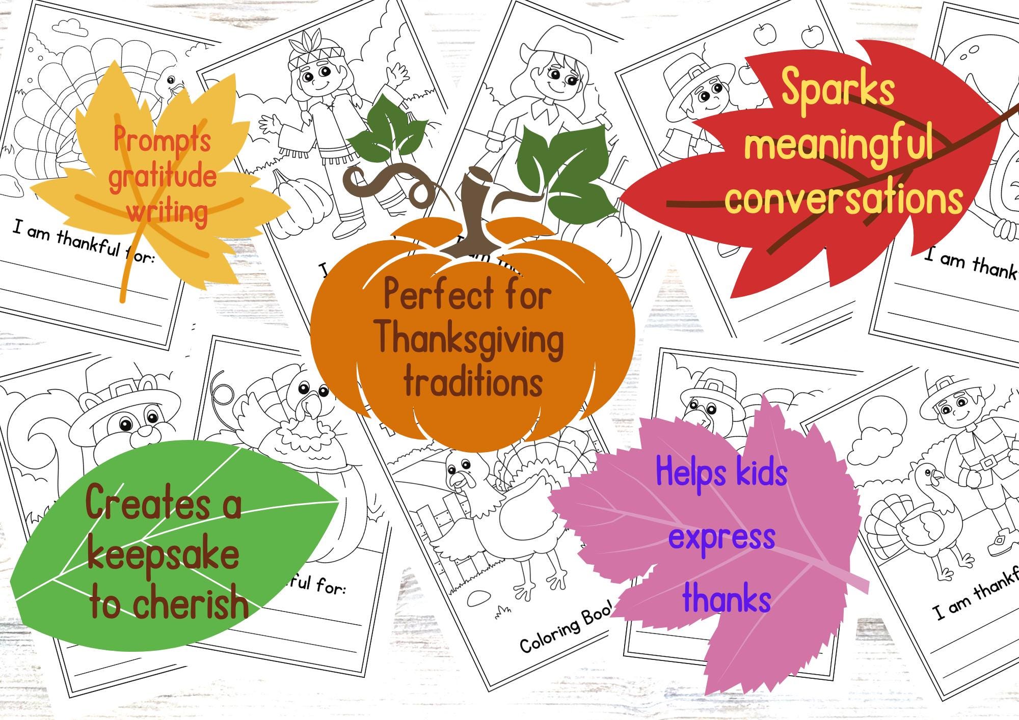 Thanksgiving Coloring Pages for Kids, Turkey, Coloring Books, Printable ...