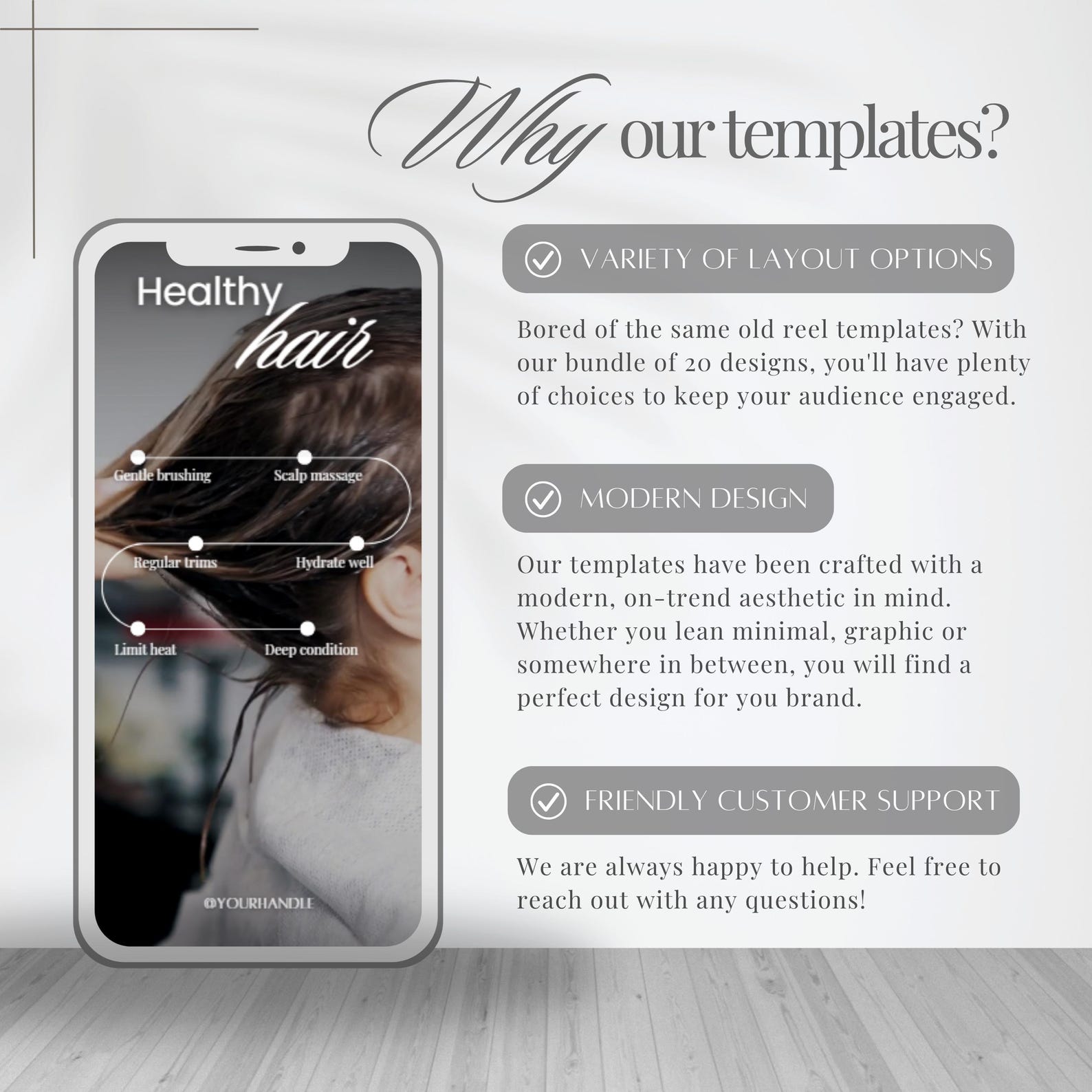 Trichology Instagram Reel Templates: Hair & Scalp Care Social Media ...