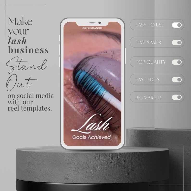 Korean Lash Lift Instagram Reels: Lash Lamination Social Media ...