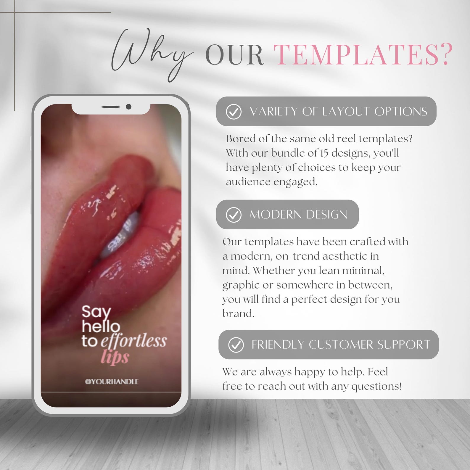 Lip Blushing Instagram Reel Templates | PMU Artist Story Ideas ...
