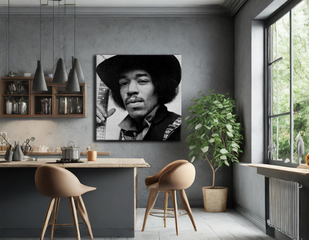 Jimi Hendrix in the UK, 1967 Framed Wall Art: Iconic Music Decor ...