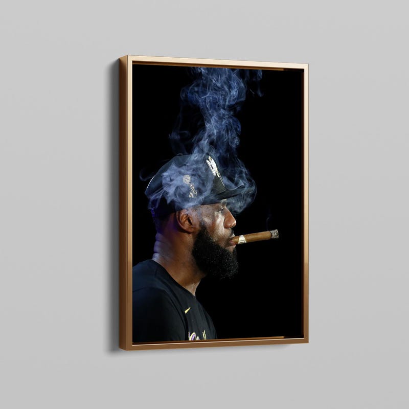 Lebron James Canvas - Etsy