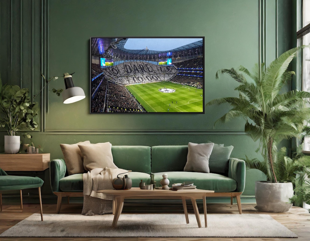 Tottenham Hotspur Stadium Canvas Wall Art | Football Poster or Ready-to ...