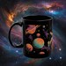 Astronaut Mug Space Planet Gift Coffee Mug Tea Pop Art Galaxy Retro 70s ...
