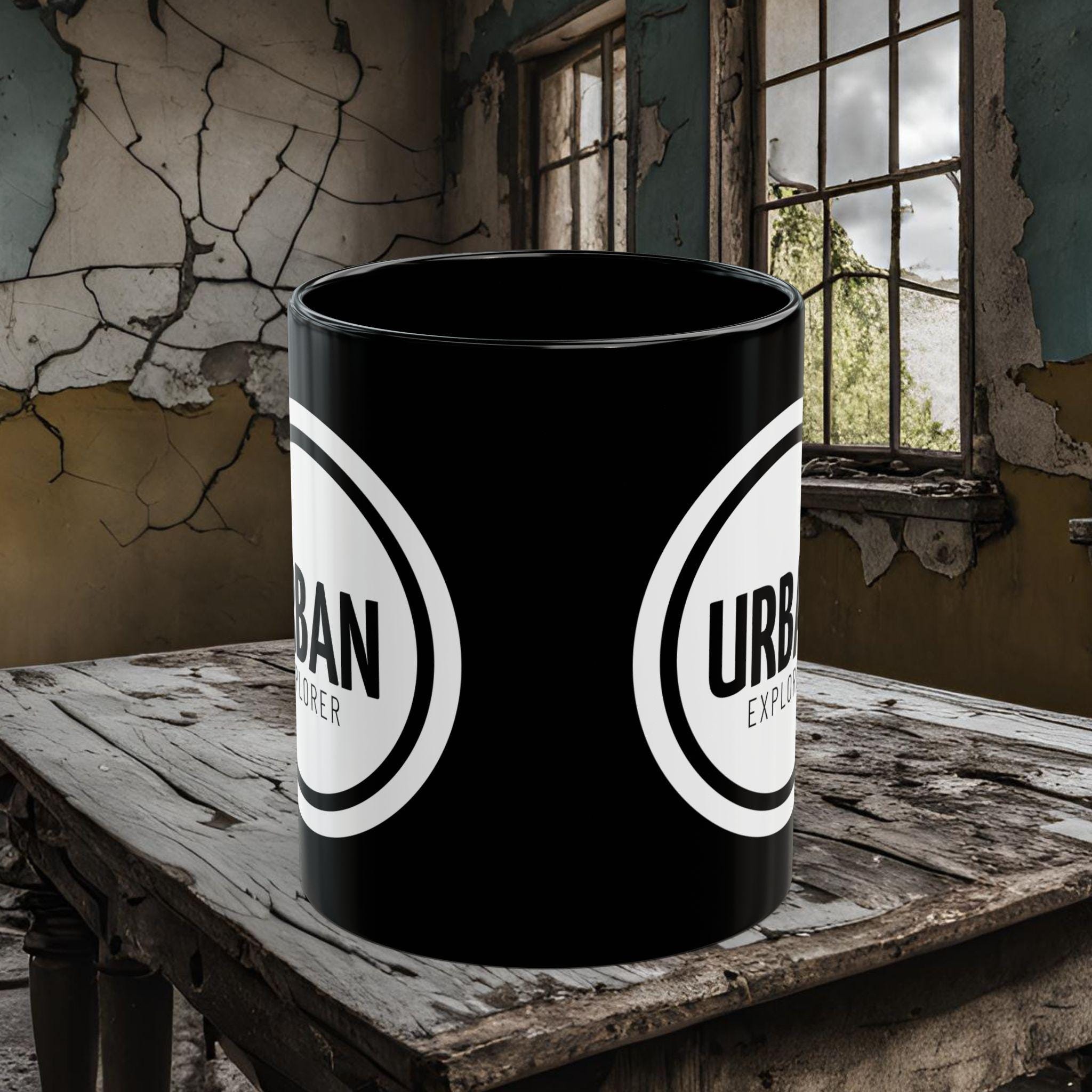 Urban Explorer Mug - Circular Logo, Urban Explorer Adventure Cup ...