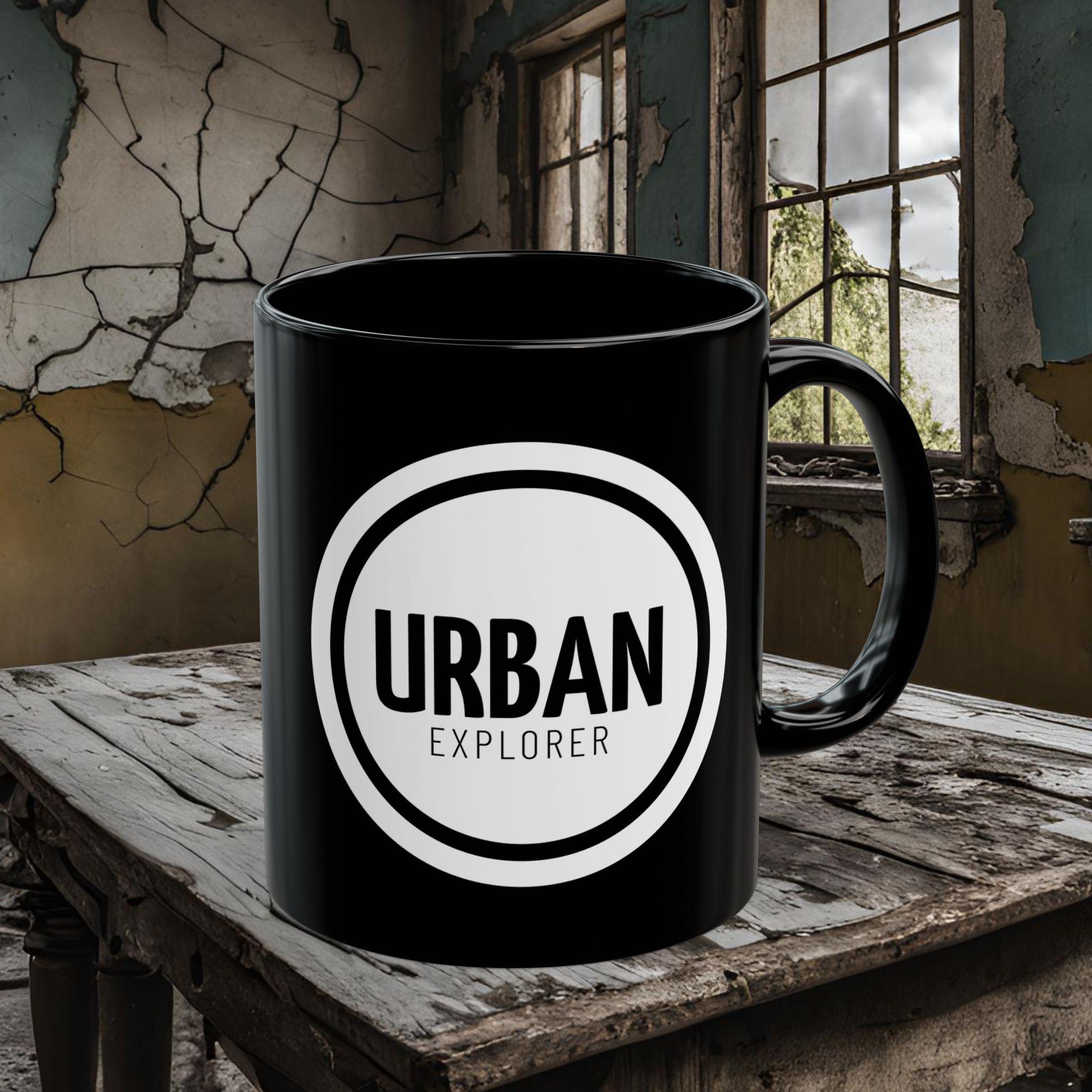 Urban Explorer Mug - Circular Logo, Urban Explorer Adventure Cup ...
