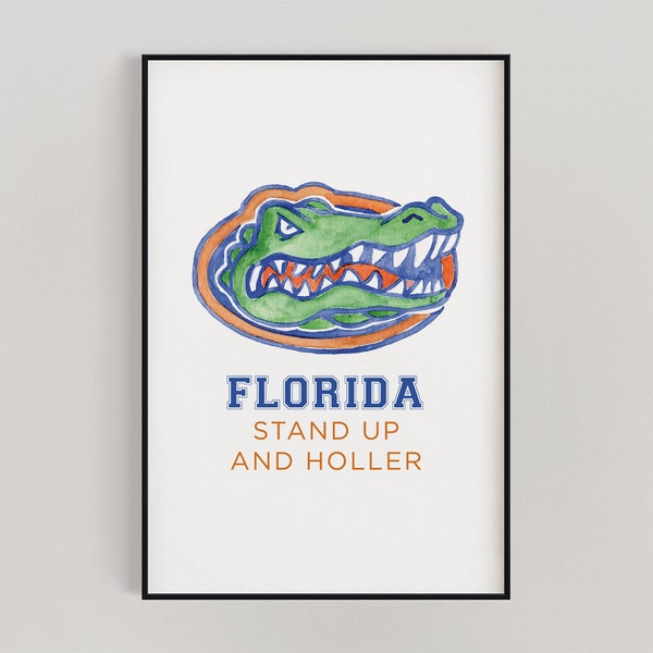 Gator Print - Etsy