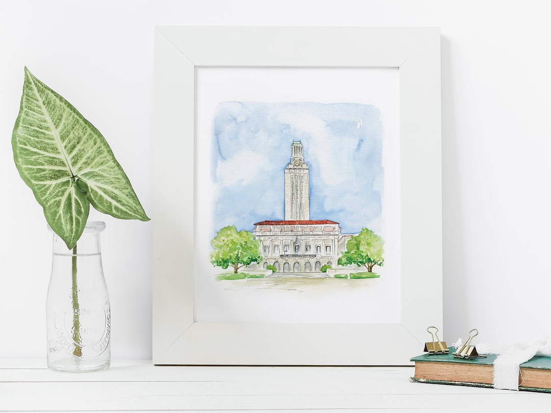 The University of Texas at Austin - Watercolor Painting - College ...