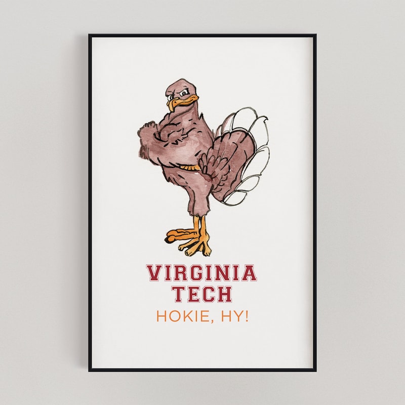 Virginia Tech Hokie - Etsy