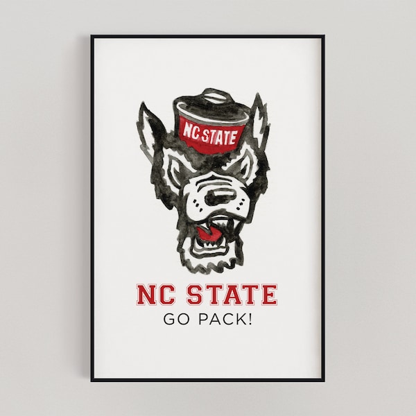 Nc State Wolf - Etsy