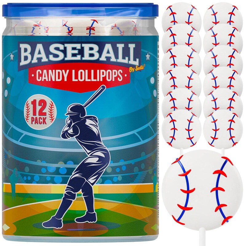 Baseball Lollipop - Etsy