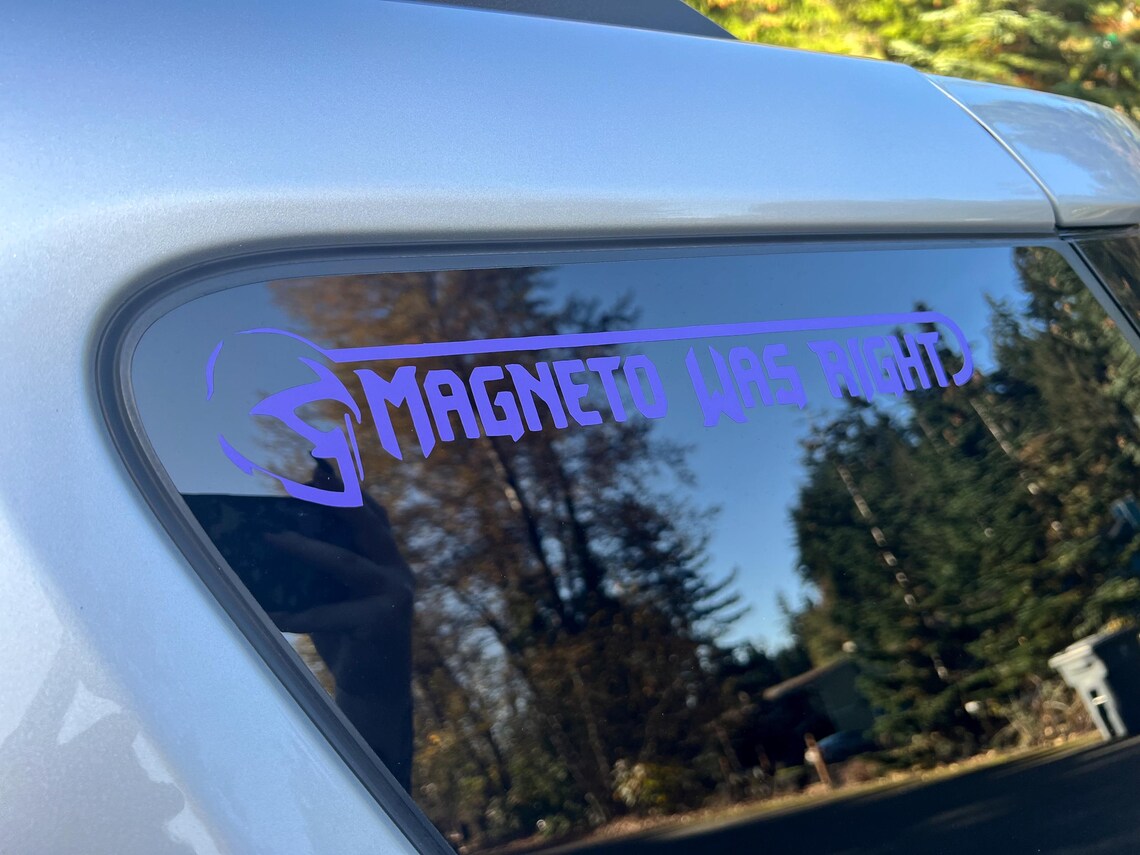 Magneto Was Right Sticker - Etsy