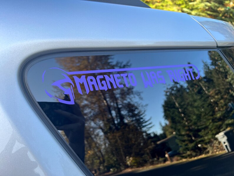 Magneto Was Right Sticker - Etsy