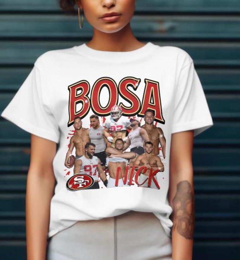 49ers Nick Bosa Football PNG - Etsy