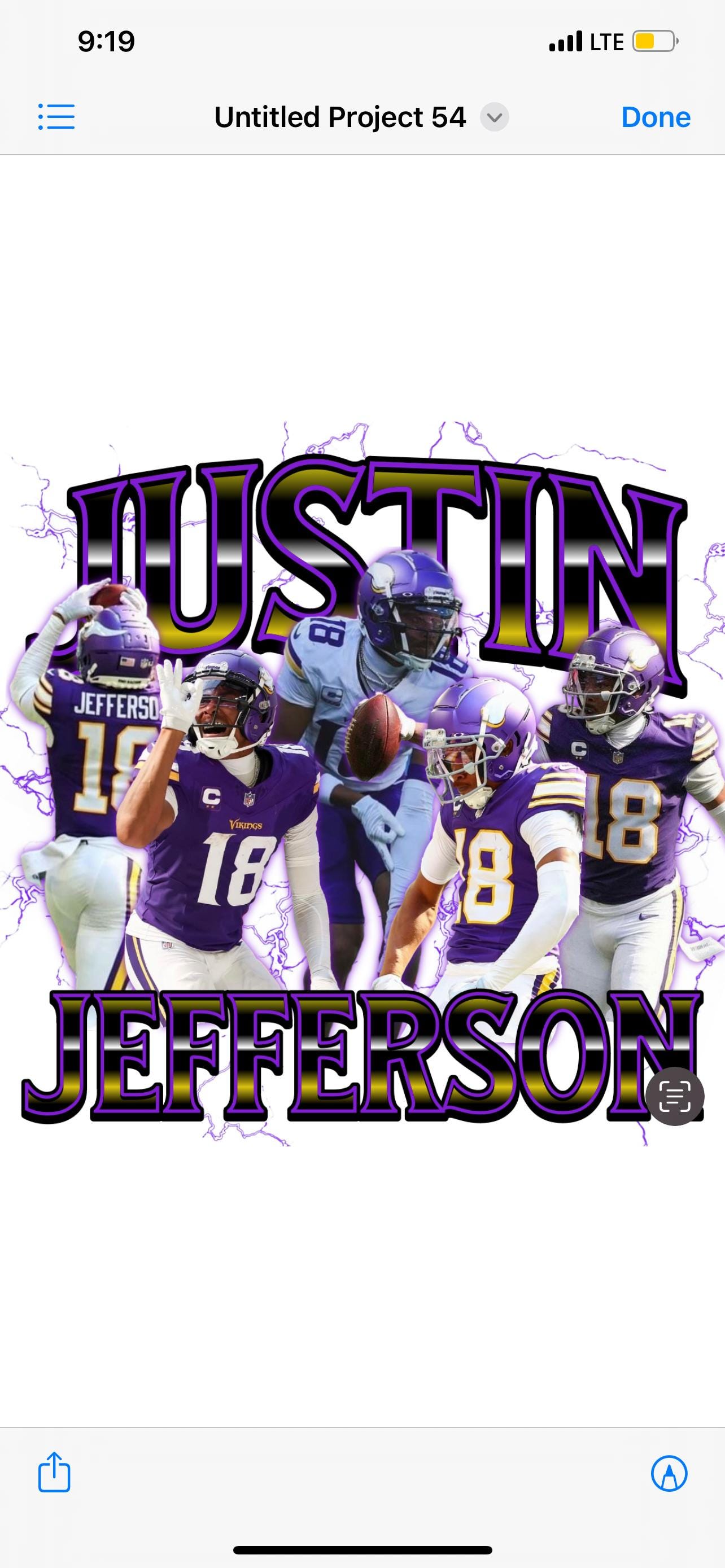 Vikings Justin Jefferson Griddy PNG - Etsy