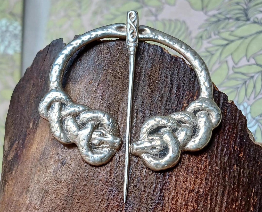 Vintage Scottish Large Sterling Silver Zoomorphic Celtic Knot Snake ...