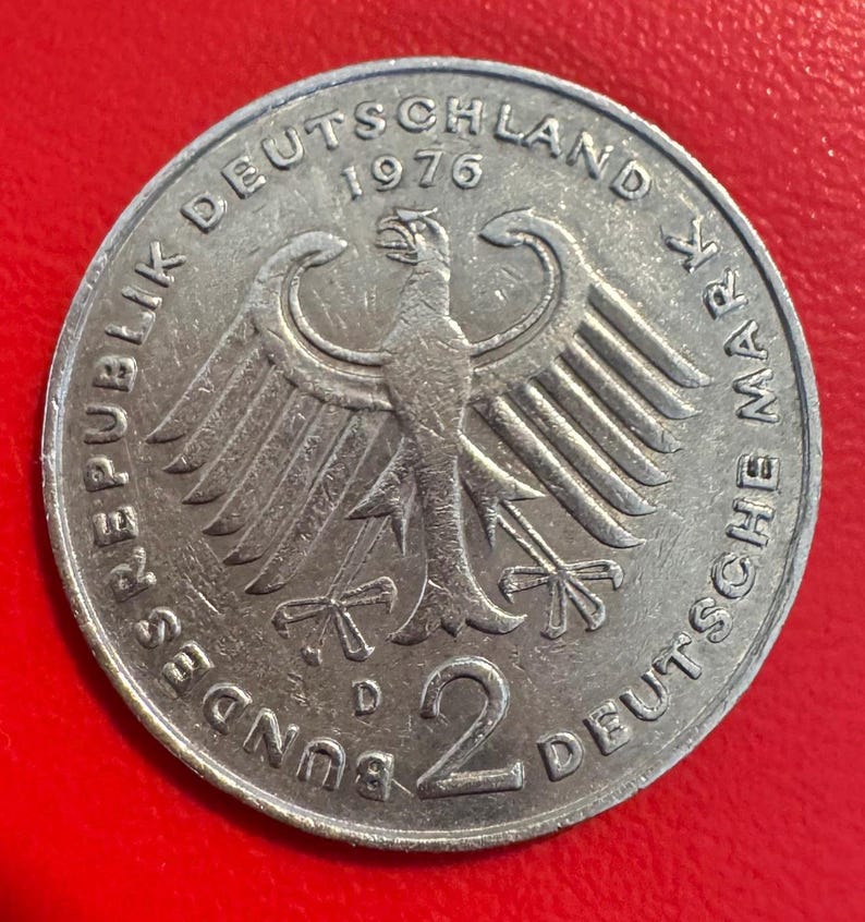 2 Deutsche Mark 1976 - Etsy