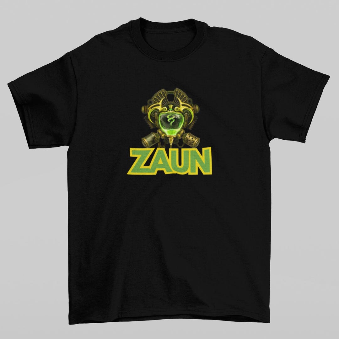 League of Legends Arcane Series Zaun Jersey Tee, Unisex T-shirt, Gaming ...