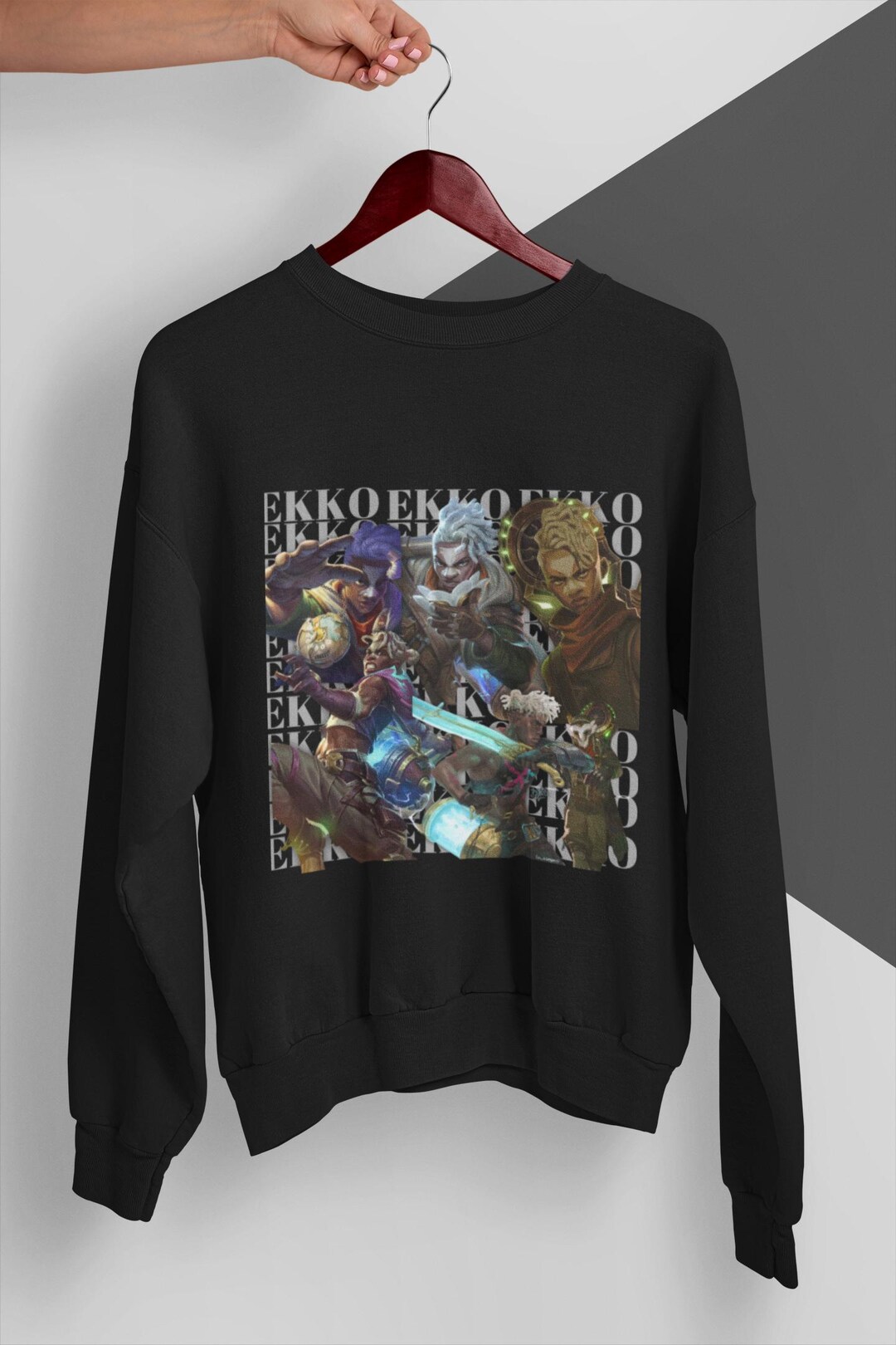 Arcane League of Legends Ekko Sweatshirt, Ekko Sweatshirt, Unisex ...