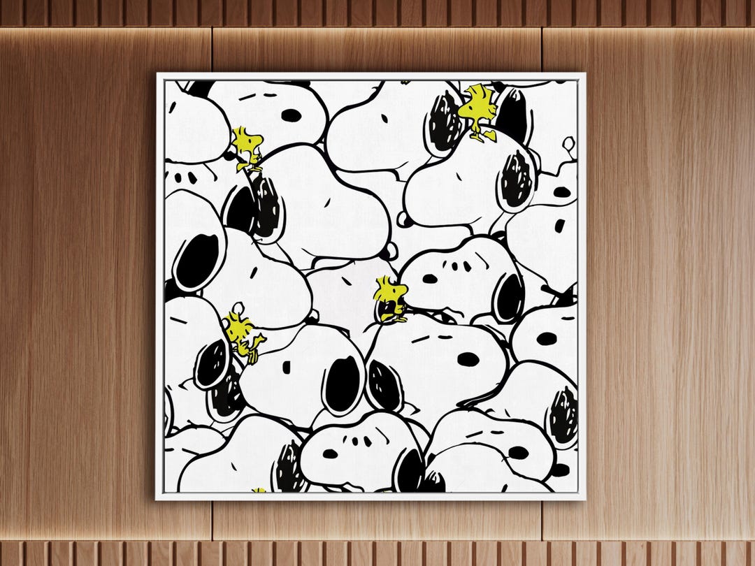 Snoopy Pop Art Canvas Colorful Abstract Splash Painting Background ...