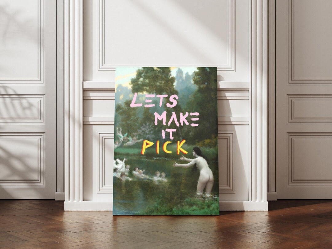 Lets Make It Pick Jean-léon Gérôme 'leda and the Swan' 1895 Classic ...