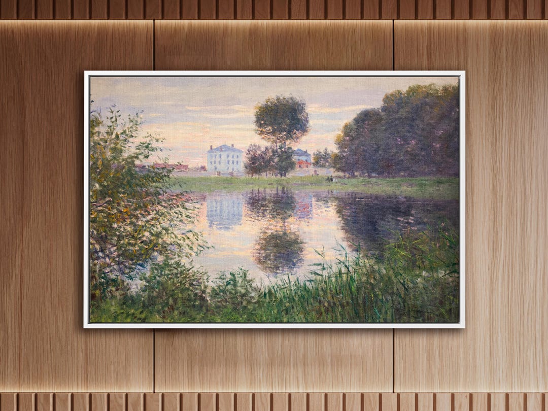 Claude Monet the Spherical Tree in Argenteuil, 1876 Oil Painting Canvas ...