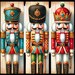 Digital Download Collection Nutcracker Wall Art | Modern Holiday Decor ...