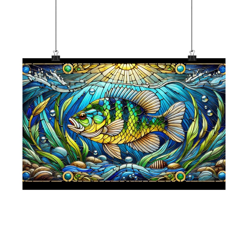 Stained Glass Angler Fish - Etsy
