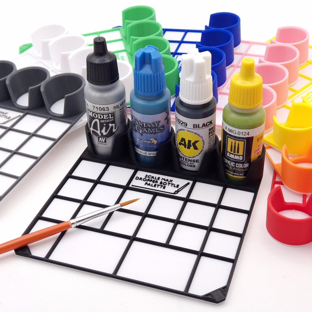 Compact Paint Palette for Dropper Bottle Paints - Etsy