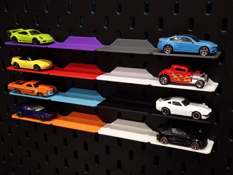Ikea Skadis Display Shelves for 1/64 Scale Diecast Model Cars - Etsy
