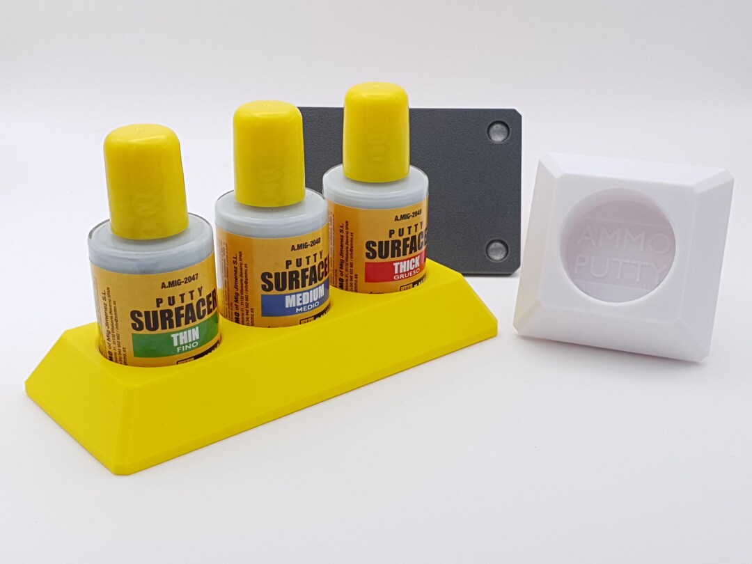 Anti-tip Ammo Putty Surfacer Holder With Anti-slip Feet for Ammo 30ml ...