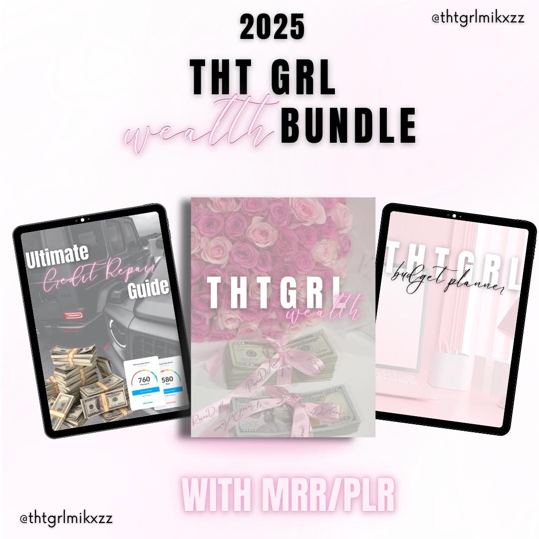 Women's Wealth Bundle & Credit Repair Guide | Credit History Dispute Letters- Budget Expense ...