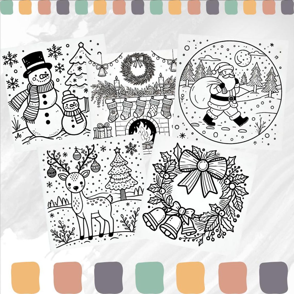 Christmas Coloring Pages, Printable Holiday Activities & Games ...