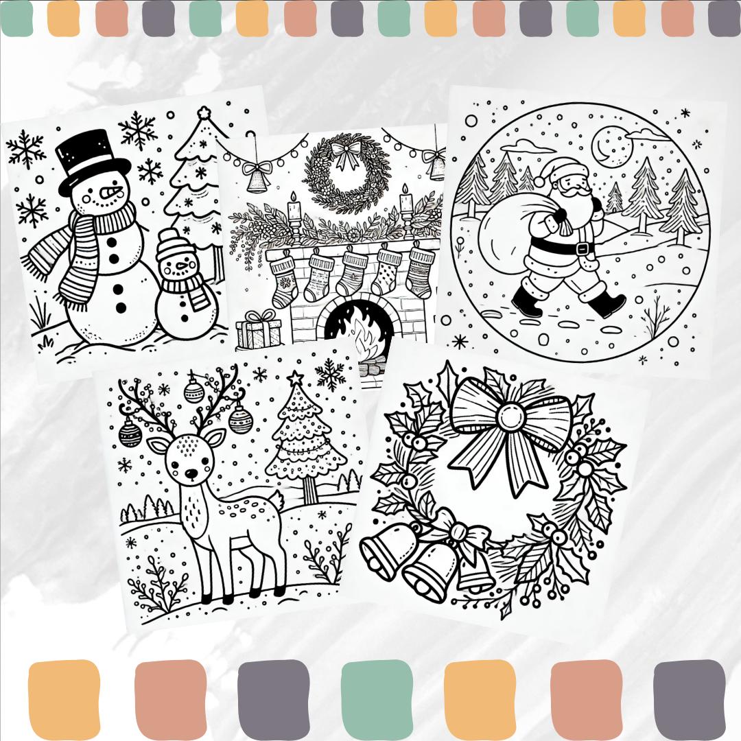 Christmas Coloring Pages, Printable Holiday Activities & Games ...