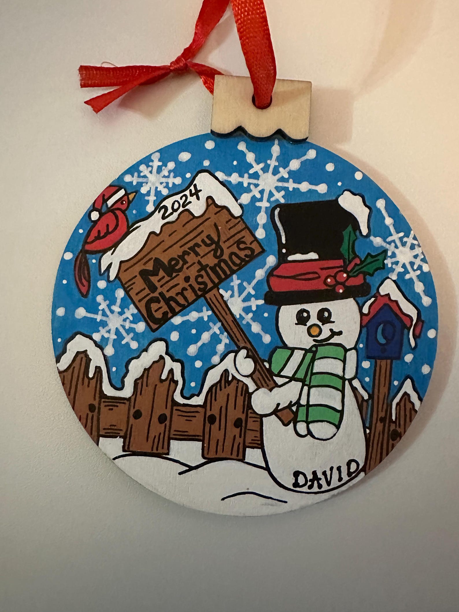 Wooden Handmade Christmas Ornaments Customized Your Way - Etsy