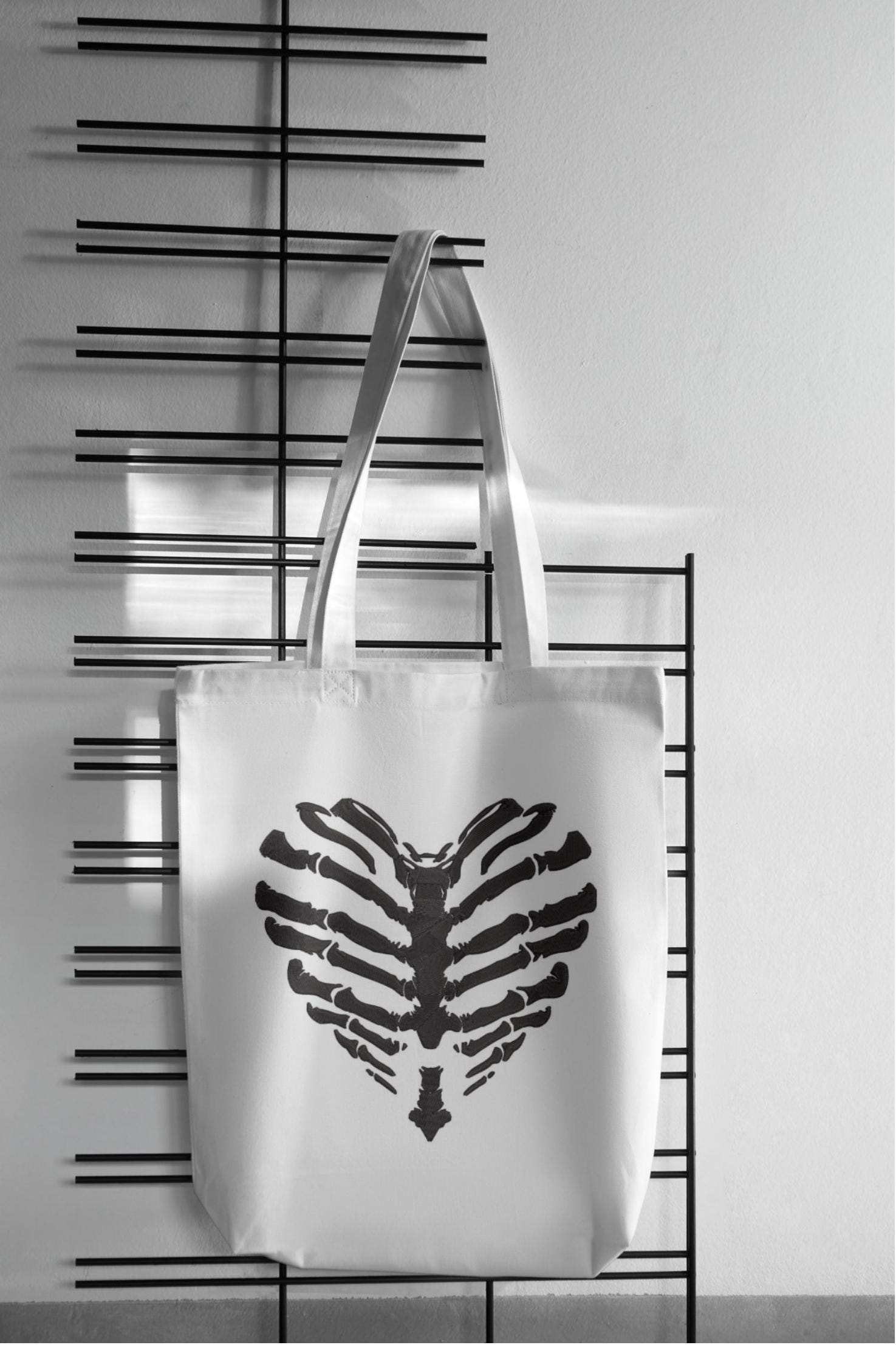 Bone Heart Embroidery Machine Design, Embroidery File, Embroidery ...