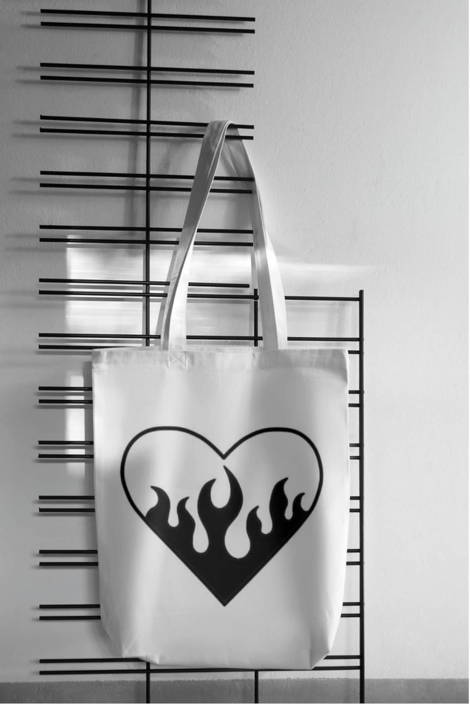 Flaming Heart Embroidery Design • Tattoo Style Clipart (digital File ...