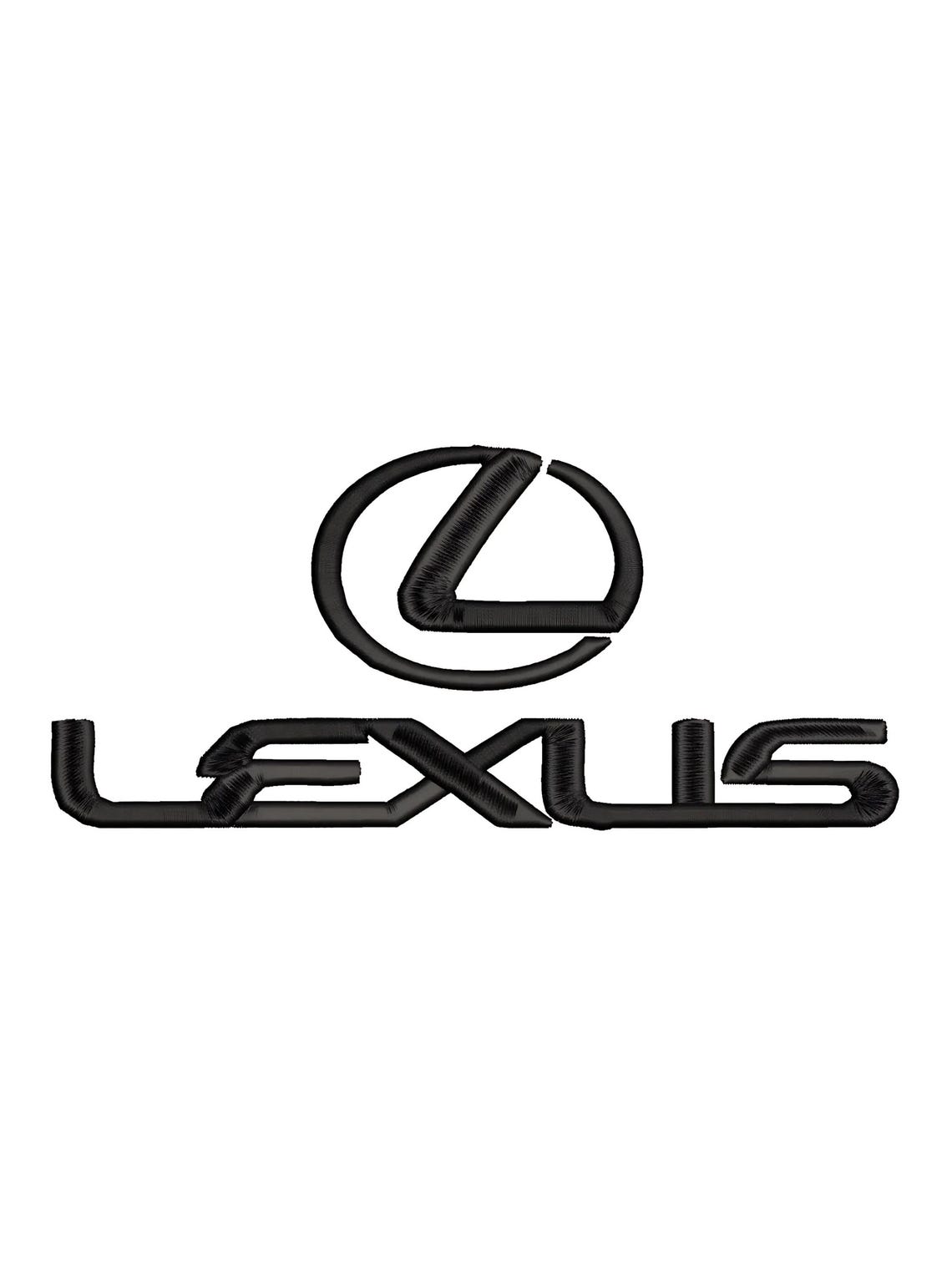 Lexus Logo Embroidery Design: Car Brand Machine File (digital Download ...