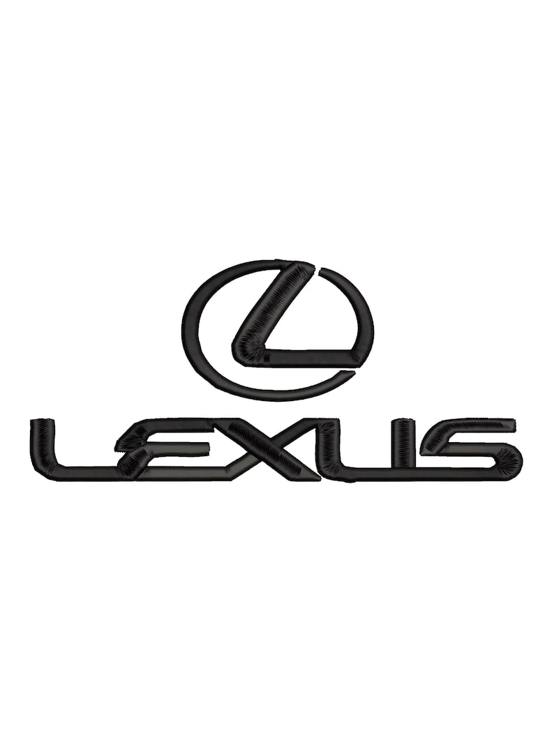 Lexus Logo Embroidery Design: Car Brand Machine File (digital Download ...