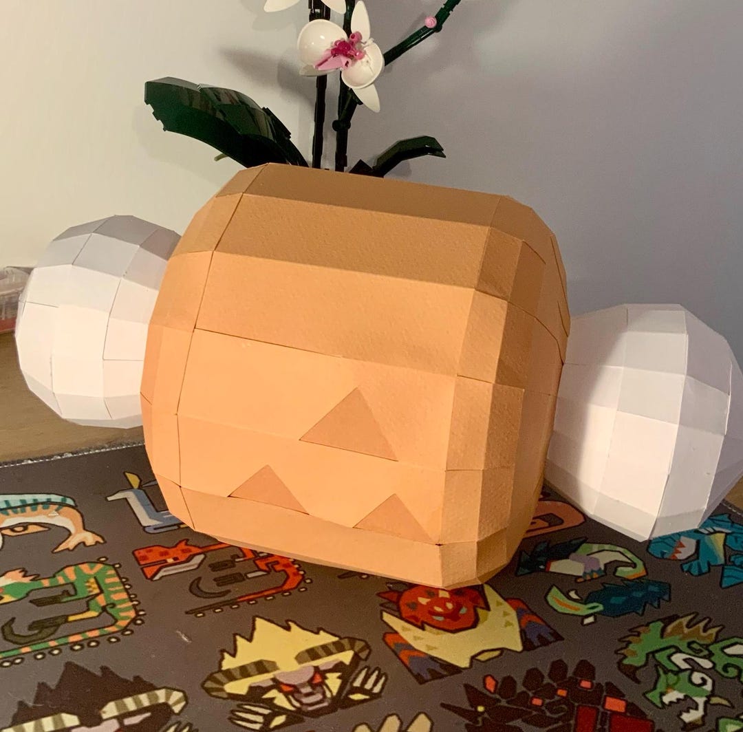 Papercraft Well-done Steak - MONSTER HUNTER - Template - Etsy