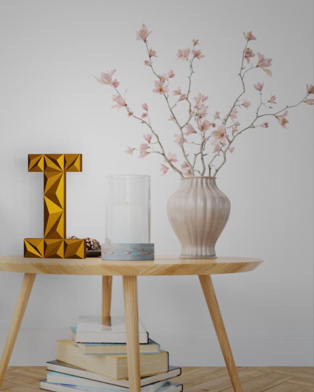 Papercraft Letter I - Template PDF - Etsy