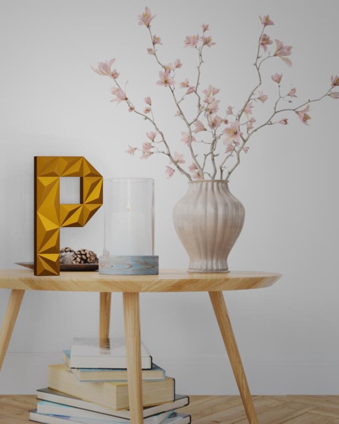 Papercraft Letter P - Template PDF - Etsy