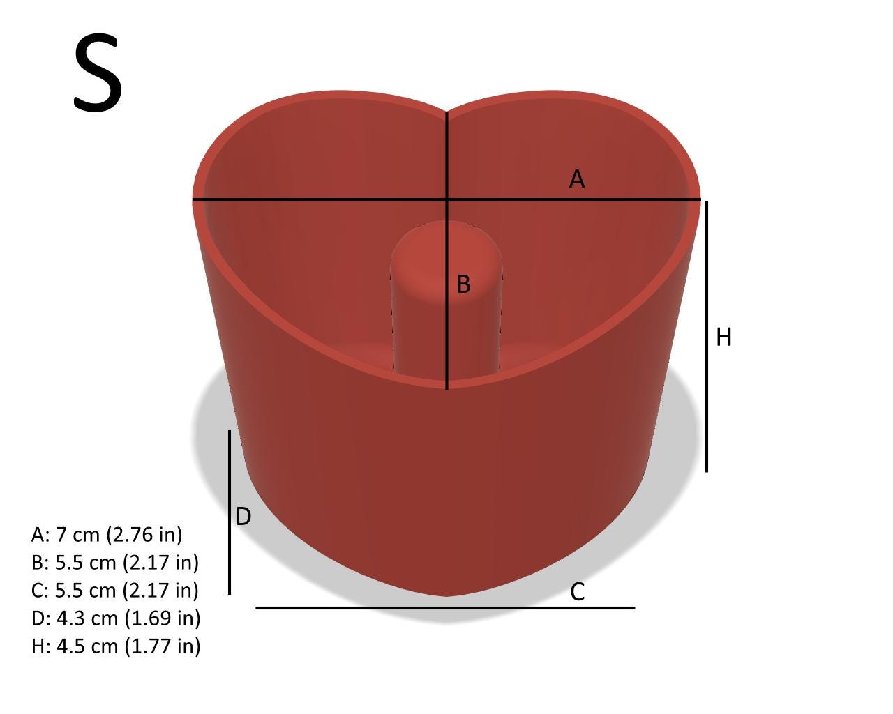Rim Cone / Pottery Tool / Base Guide / Heart - Etsy