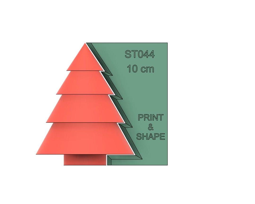 Geometric Christmas Tree Pottery Rib Tool Straight-edge Clay Shaper ...