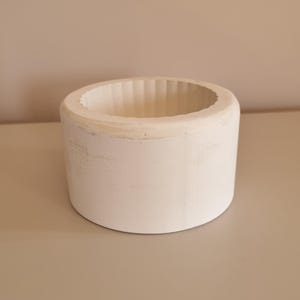 Handmade Plaster Cup/bowl Mold: Wavy Fluted Design - Etsy